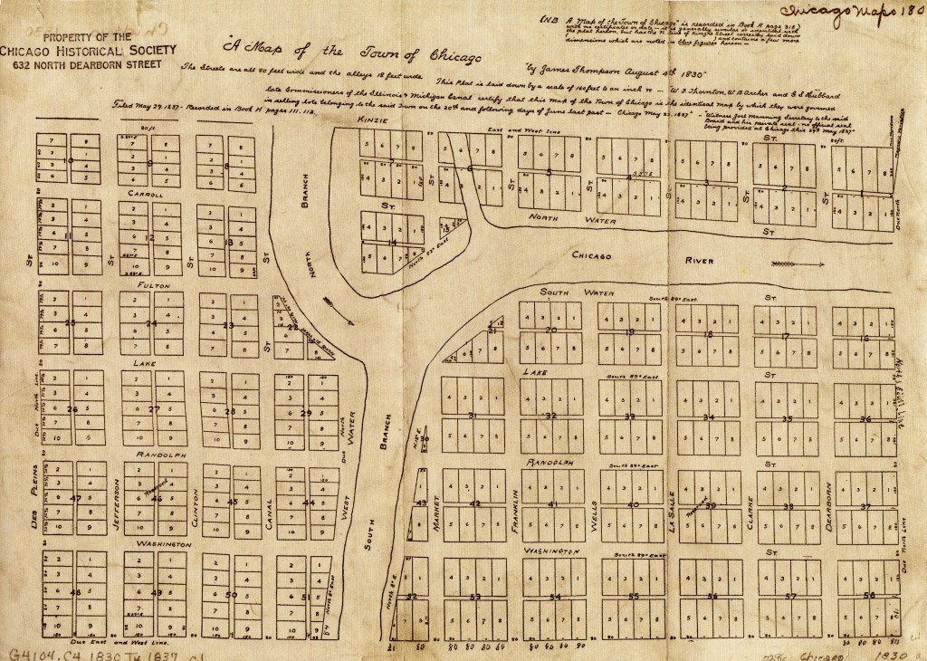 1.16. PLATTING THE TOWN OF CHICAGO IN THE PRAIRIE WILDERNESS – Chicago ...