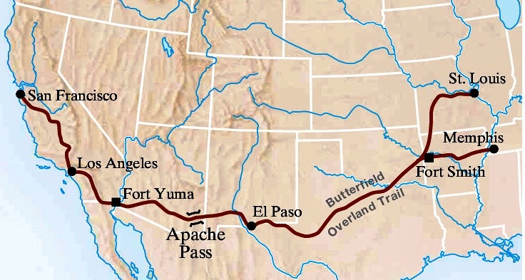 8.12. THE BUTTERFIELD OVERLAND MAIL COACH AND THE PONY EXPRESS ...